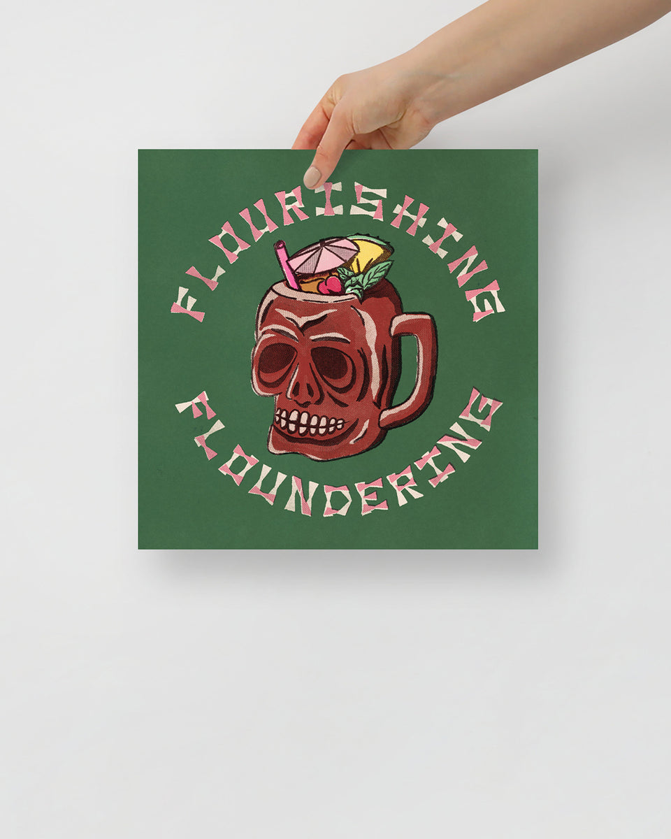 Flourishing Floundering Poster – Josh Ryan